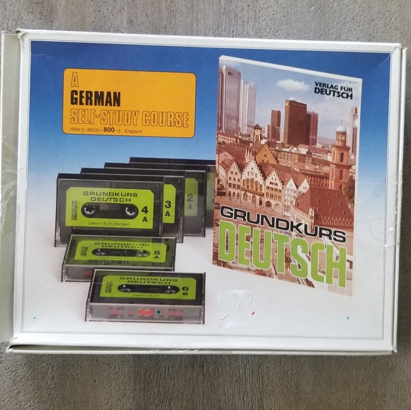 Vintage | Accents | Vintage German Self Study Course Learn German ...